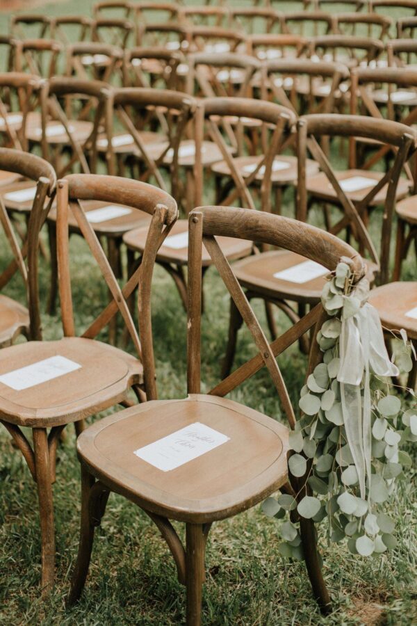 Walnut Crossback Dining Chair - Prestige Events